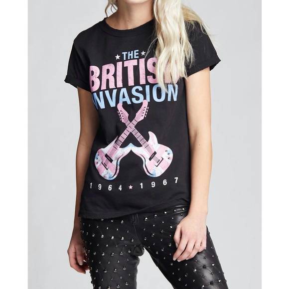 Recycled Karma | Tops | New Recycled Karma British Invasion Band Tee In ...